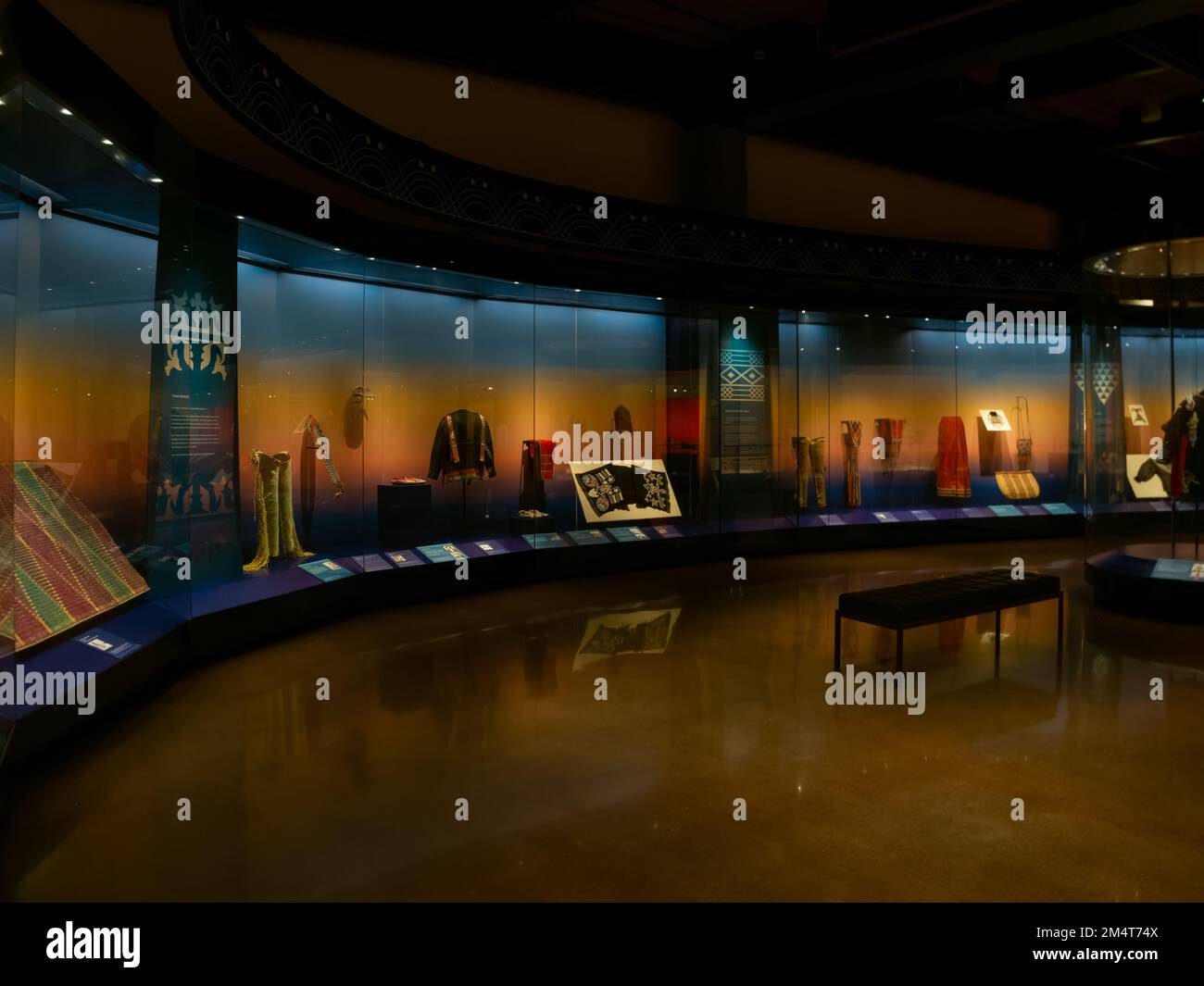 Traditional heirloom garments on display at the First Americans Museum ...