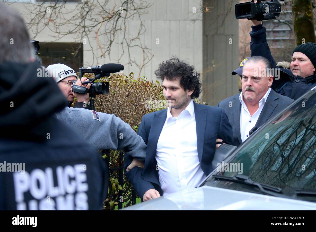 FTX founder Sam Bankman-Fried leaves the Federal Court in New York ...