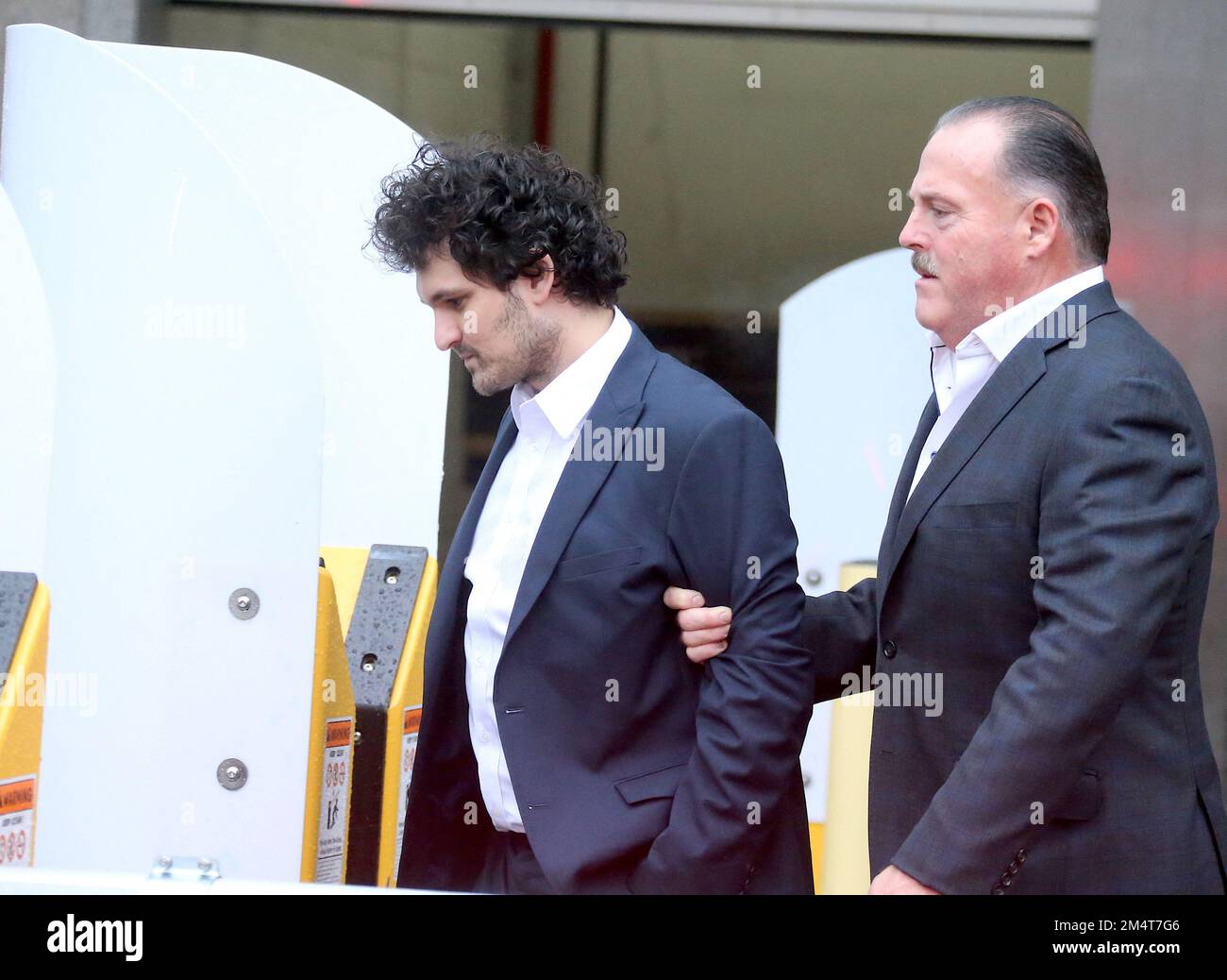 FTX founder Sam Bankman-Fried leaves the Federal Court in New York ...