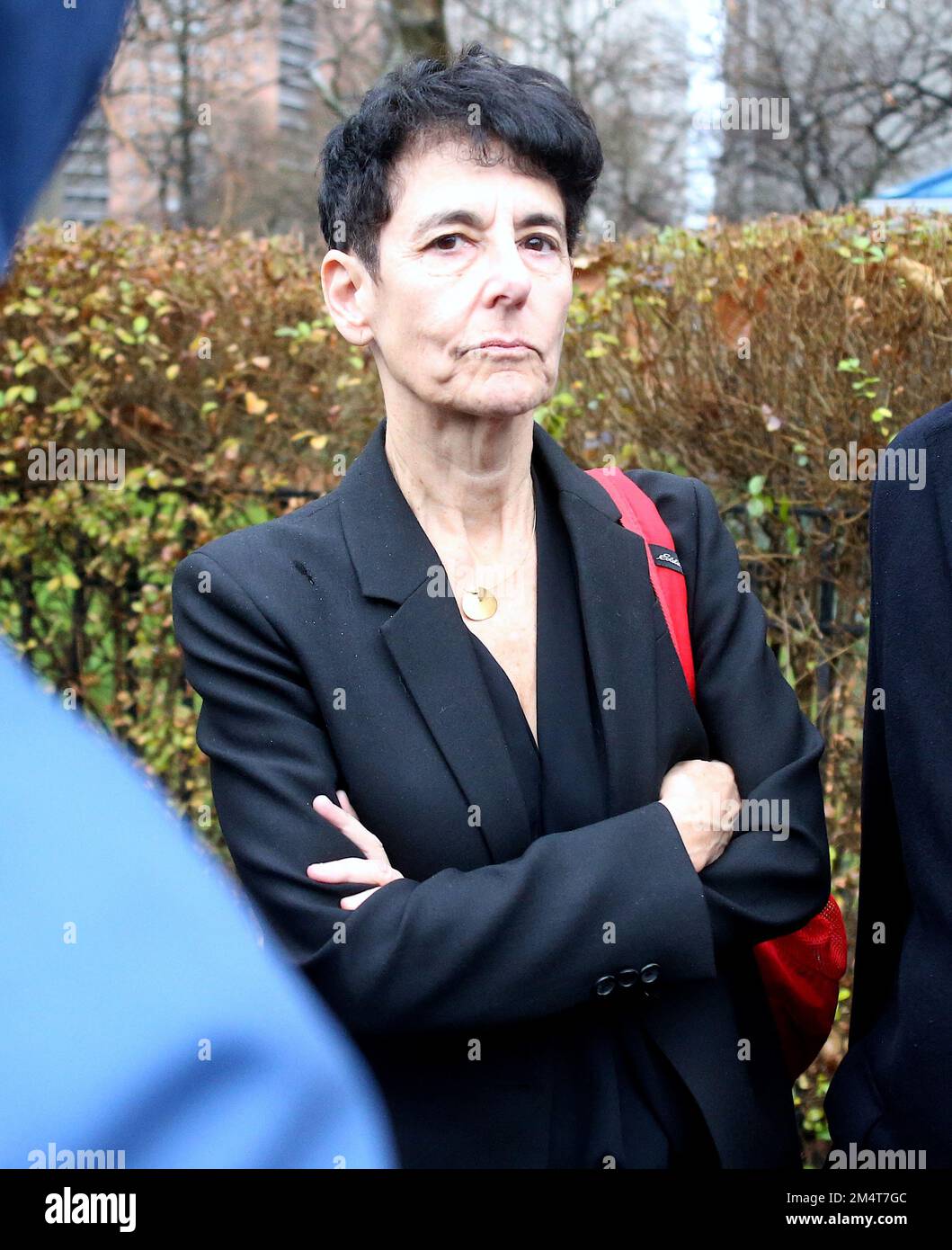 His mother Barbara Fried seen outside court as FTX founder Sam Bankman ...
