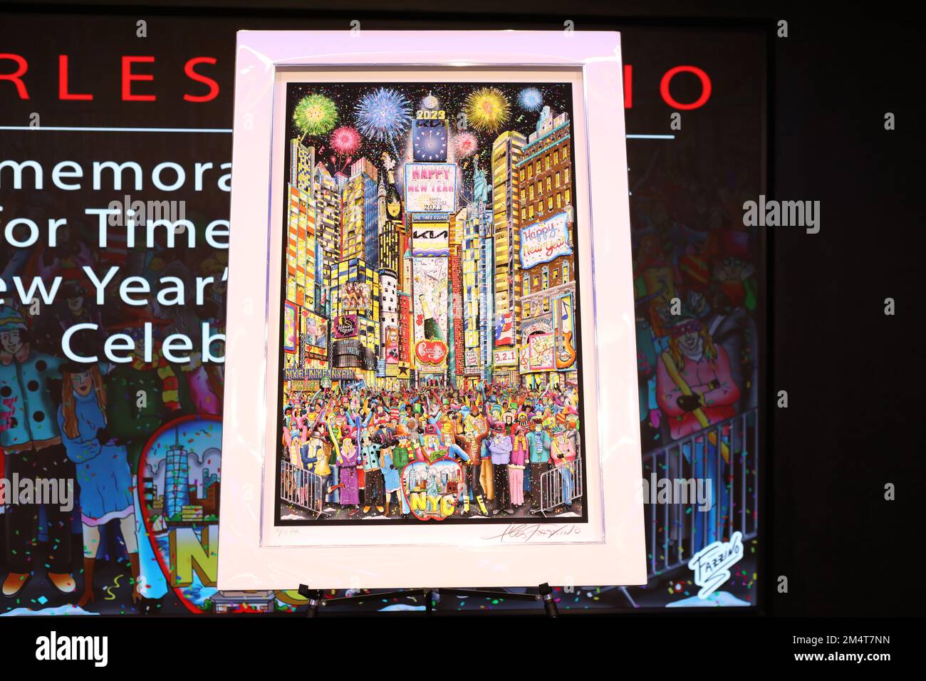 Charles Fazzino’s Artwork at the unveiling of Charles Fazzino’s ...