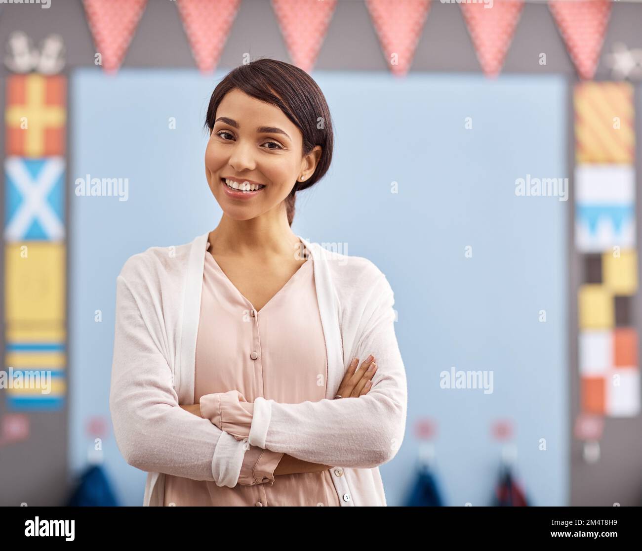 Teaching has always been my passion. Portrait of a young female teacher ...