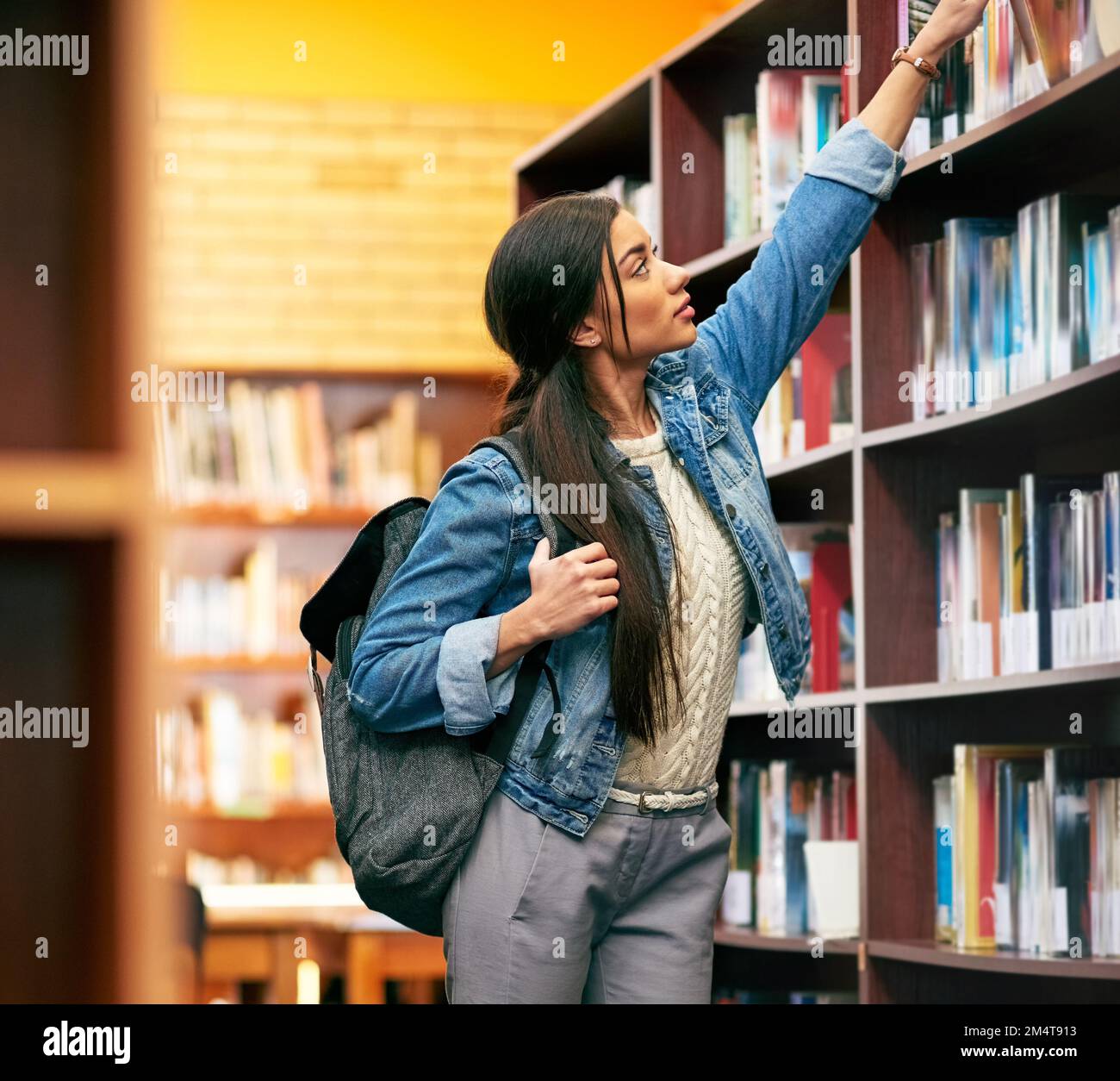 Getting through her reading list for campus. a university student ...