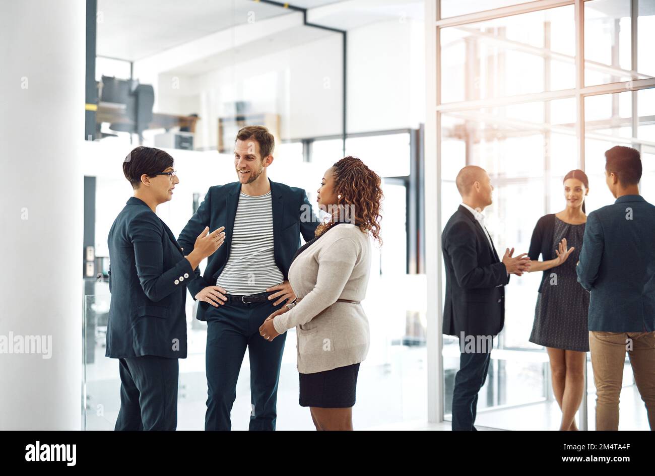 Lets talk about the business and how we can improve. businesspeople ...