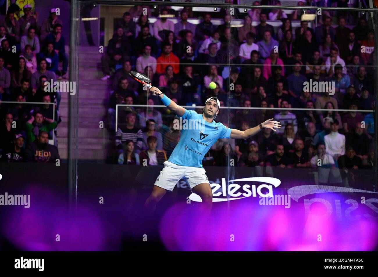 Alejandro Galan of Spain during the Final of Milan Premier Padel P1 ...