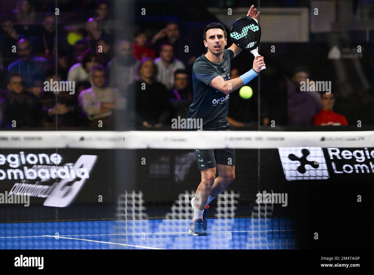 Victor Ruiz of Spain during the Final of Milan Premier Padel P1 2022 ...