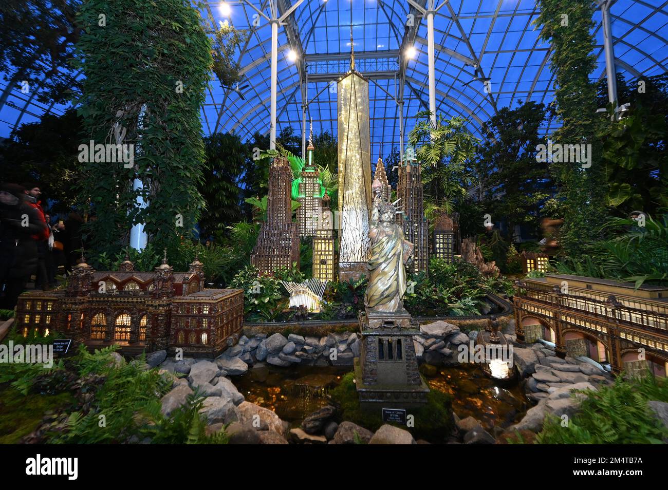 Model of the statue of liberty in new york hi-res stock photography and ...