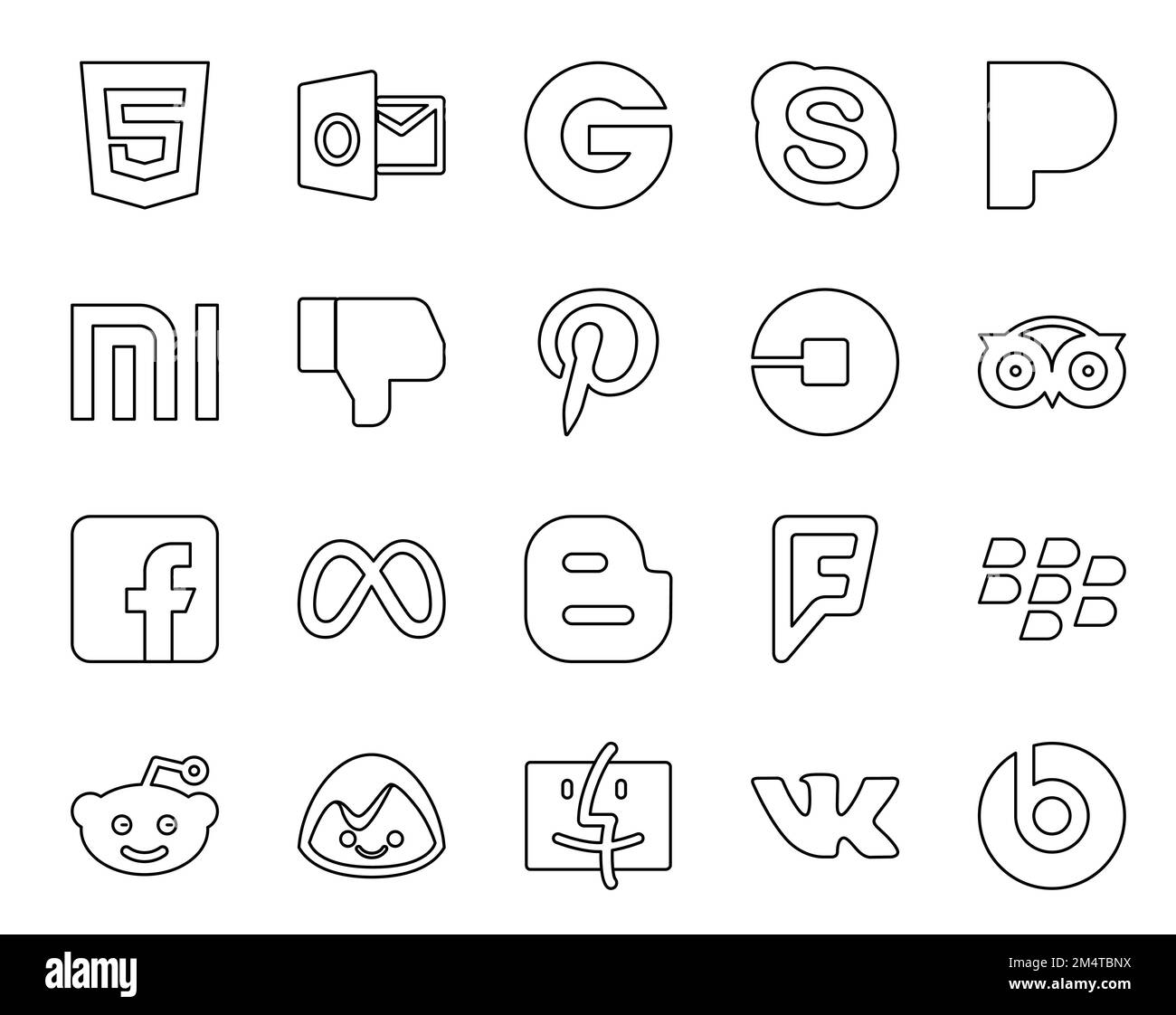 Meta logo Black and White Stock Photos & Images - Alamy