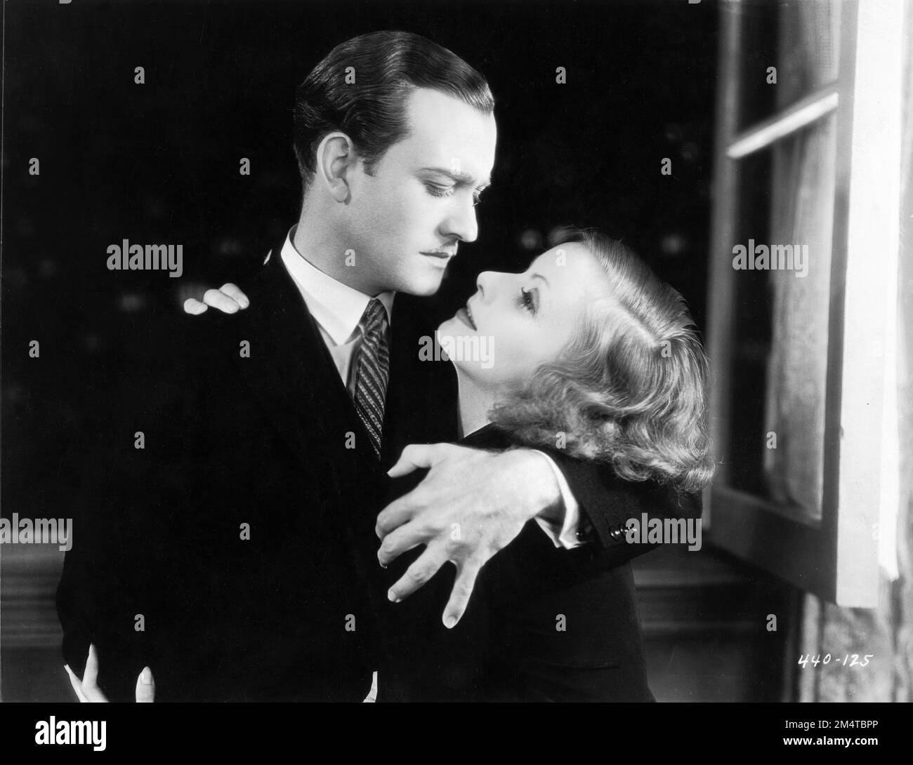 CONRAD NAGAL and GRETA GARBO in THE KISS 1929 director JACQUES FEYDER ...