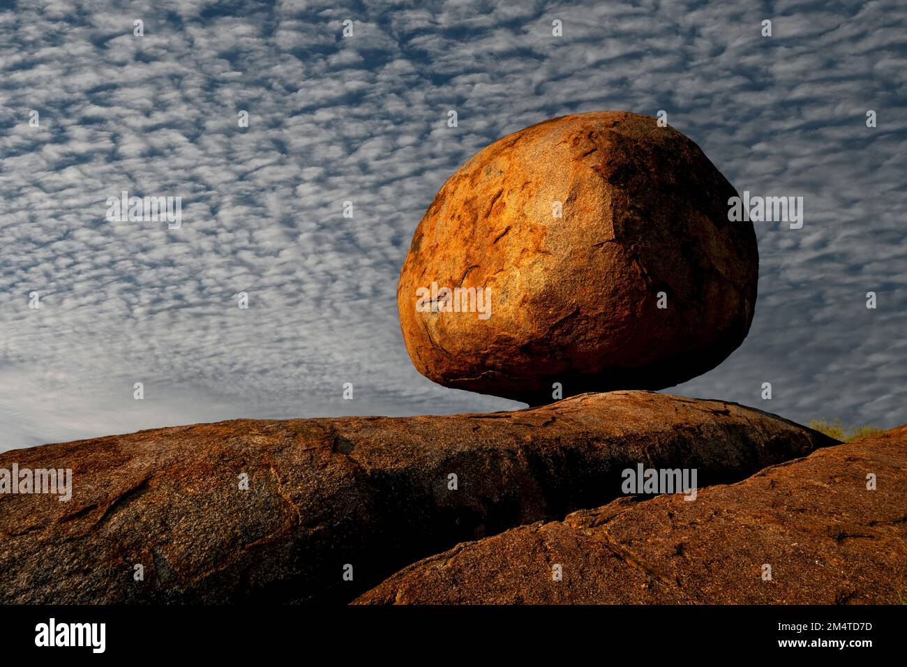 Famous granite boulder called Devils Marbles Stock Photo - Alamy