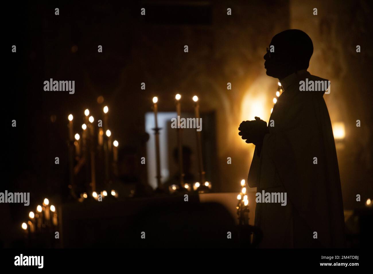 Los Angeles, California, USA. 22nd Dec, 2022. Father Gerald Osuagwu ...