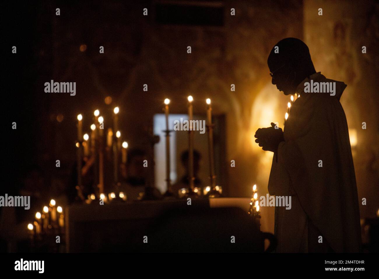 Los Angeles, California, USA. 22nd Dec, 2022. Father Gerald Osuagwu ...