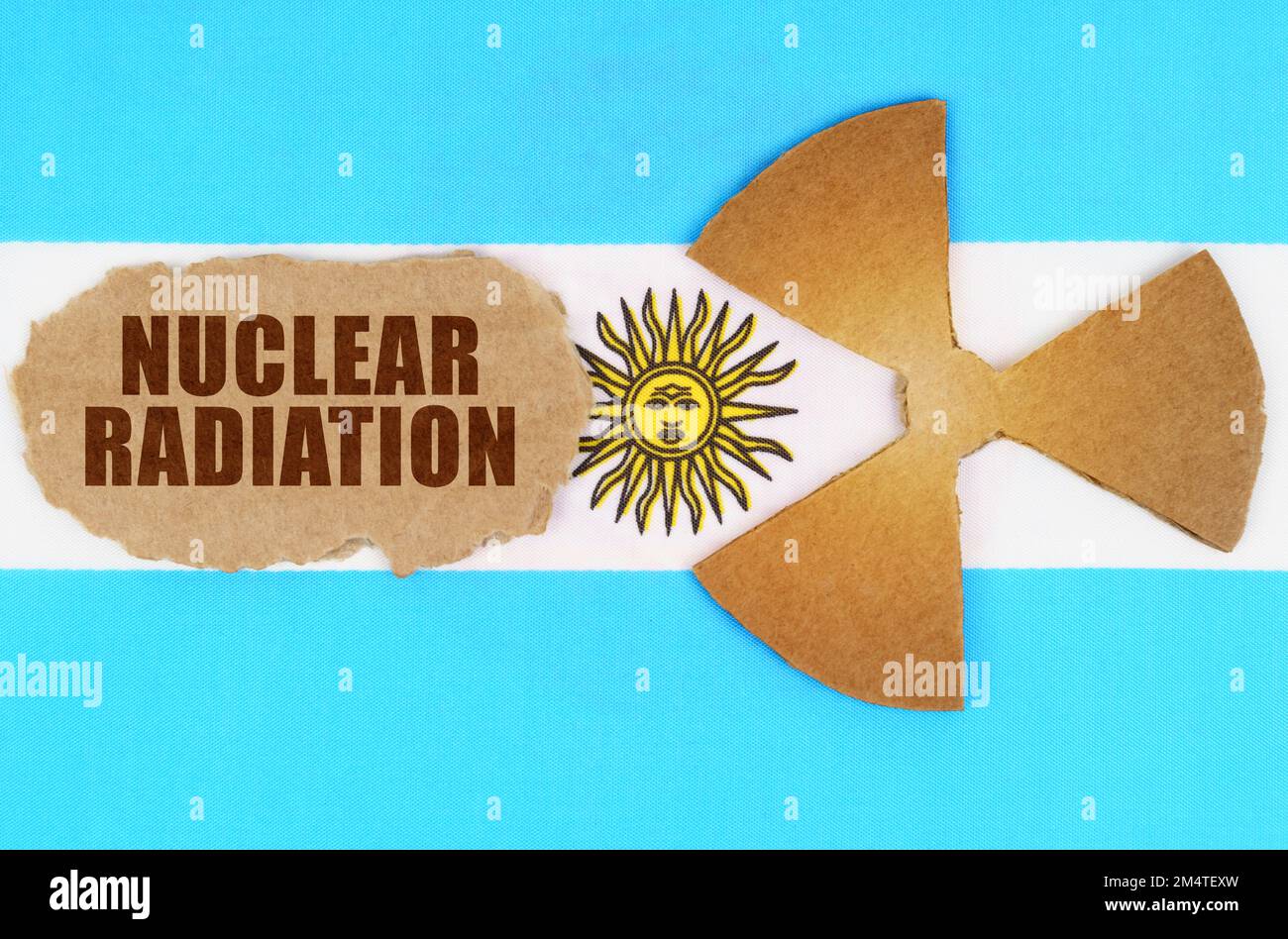 The concept of industry and radiation. On the flag of Argentina, the ...