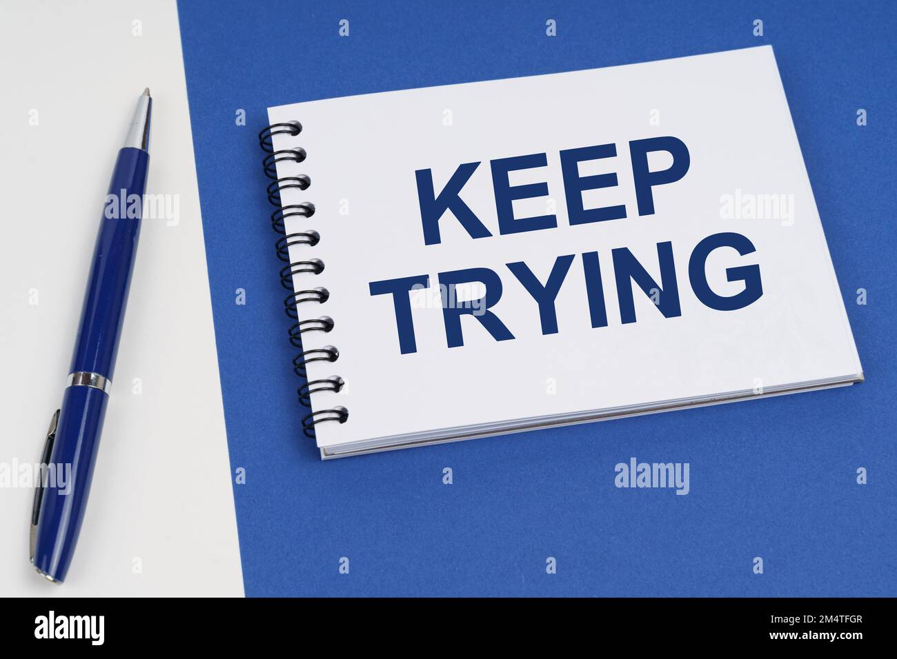Try text on blue hi-res stock photography and images - Alamy