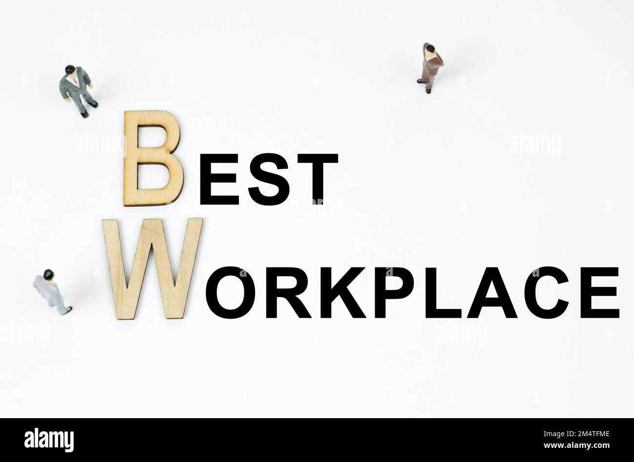 Economy and business concept. On a white background, figures of ...