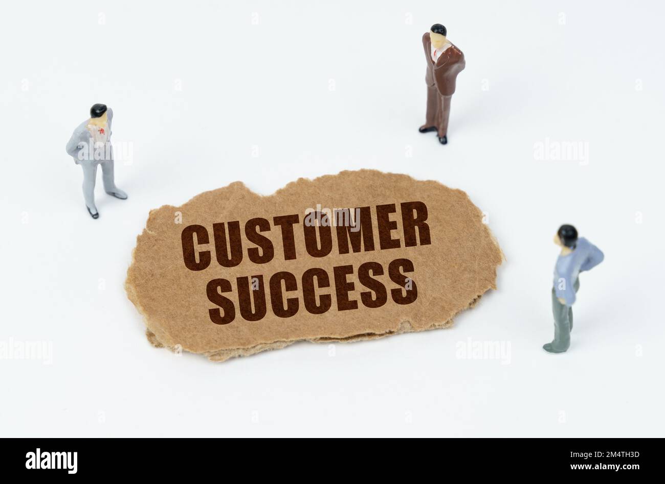 Economy and business concept. On a white background, figures of ...