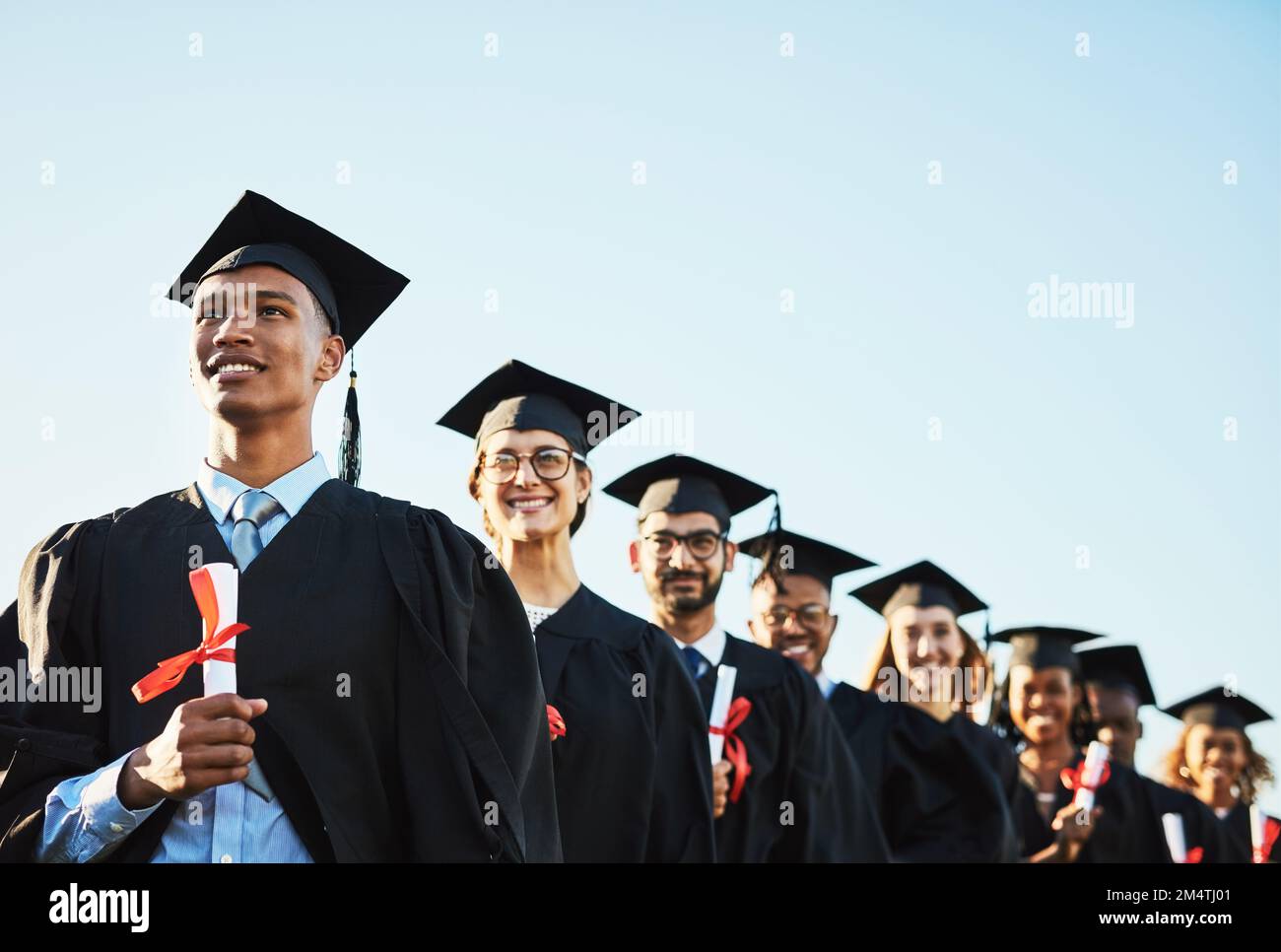 Its our choices that show us who we truly are. a smiling university ...