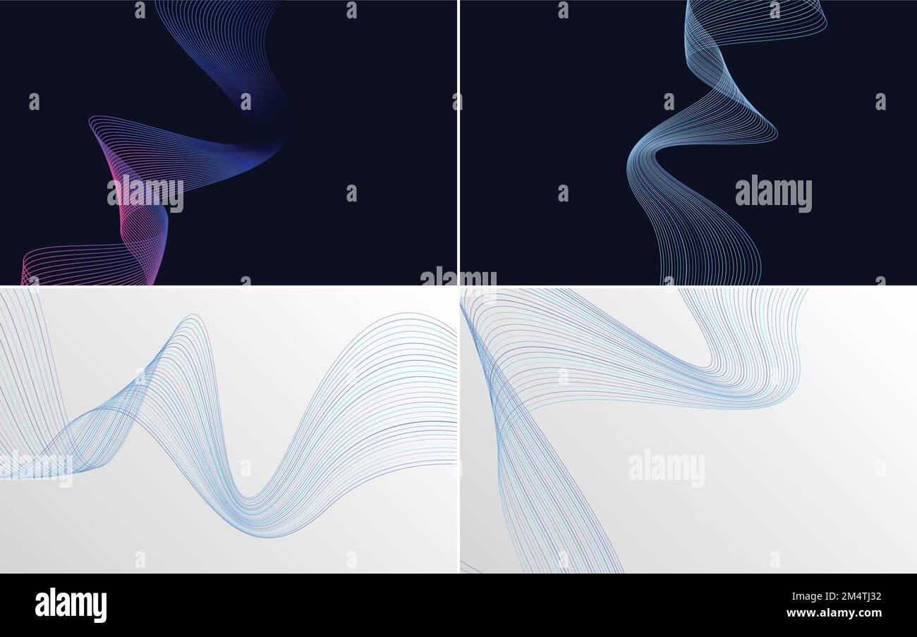Use these geometric wave pattern backgrounds to create a modern look ...