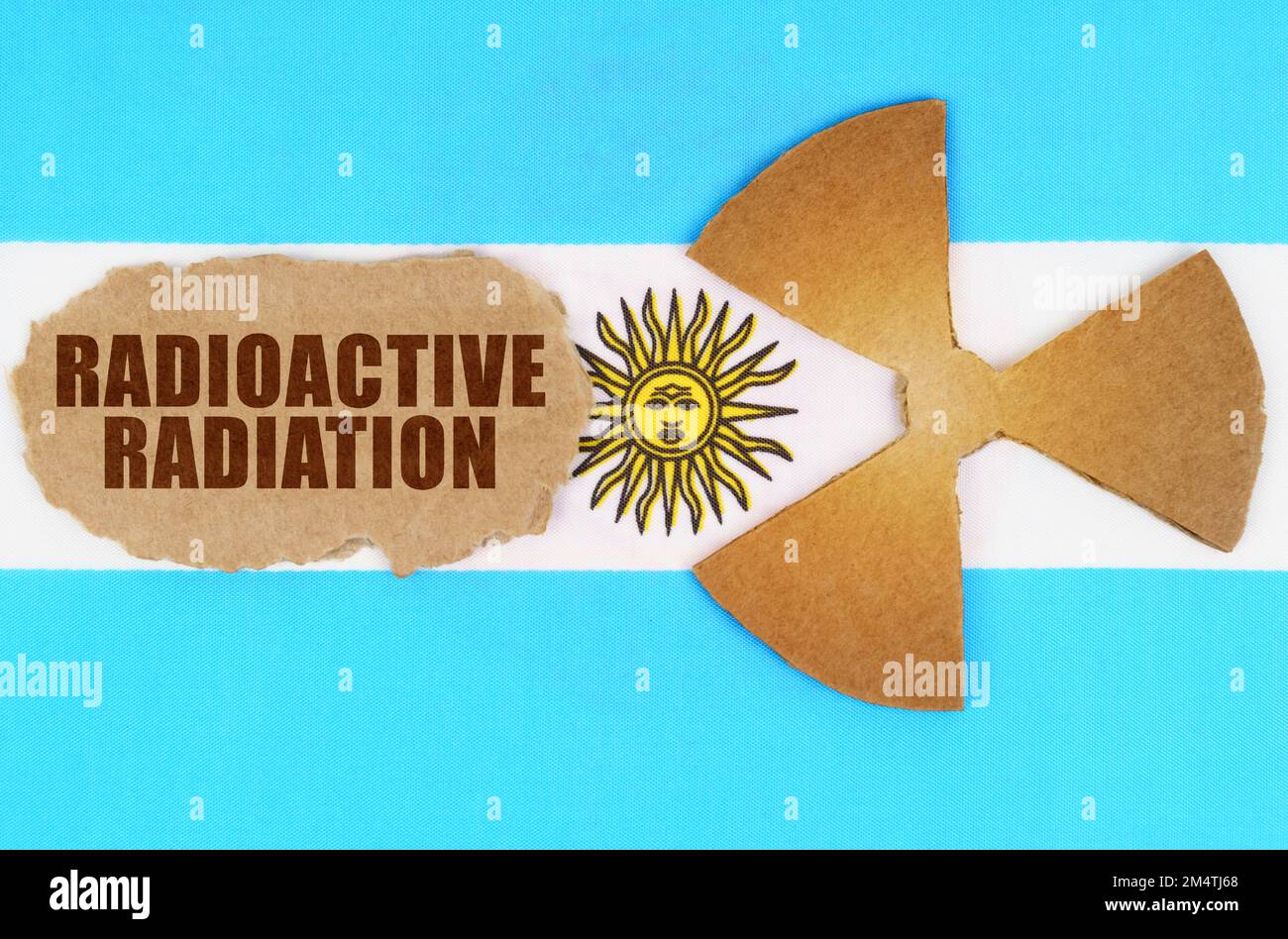 The concept of industry and radiation. On the flag of Argentina, the ...