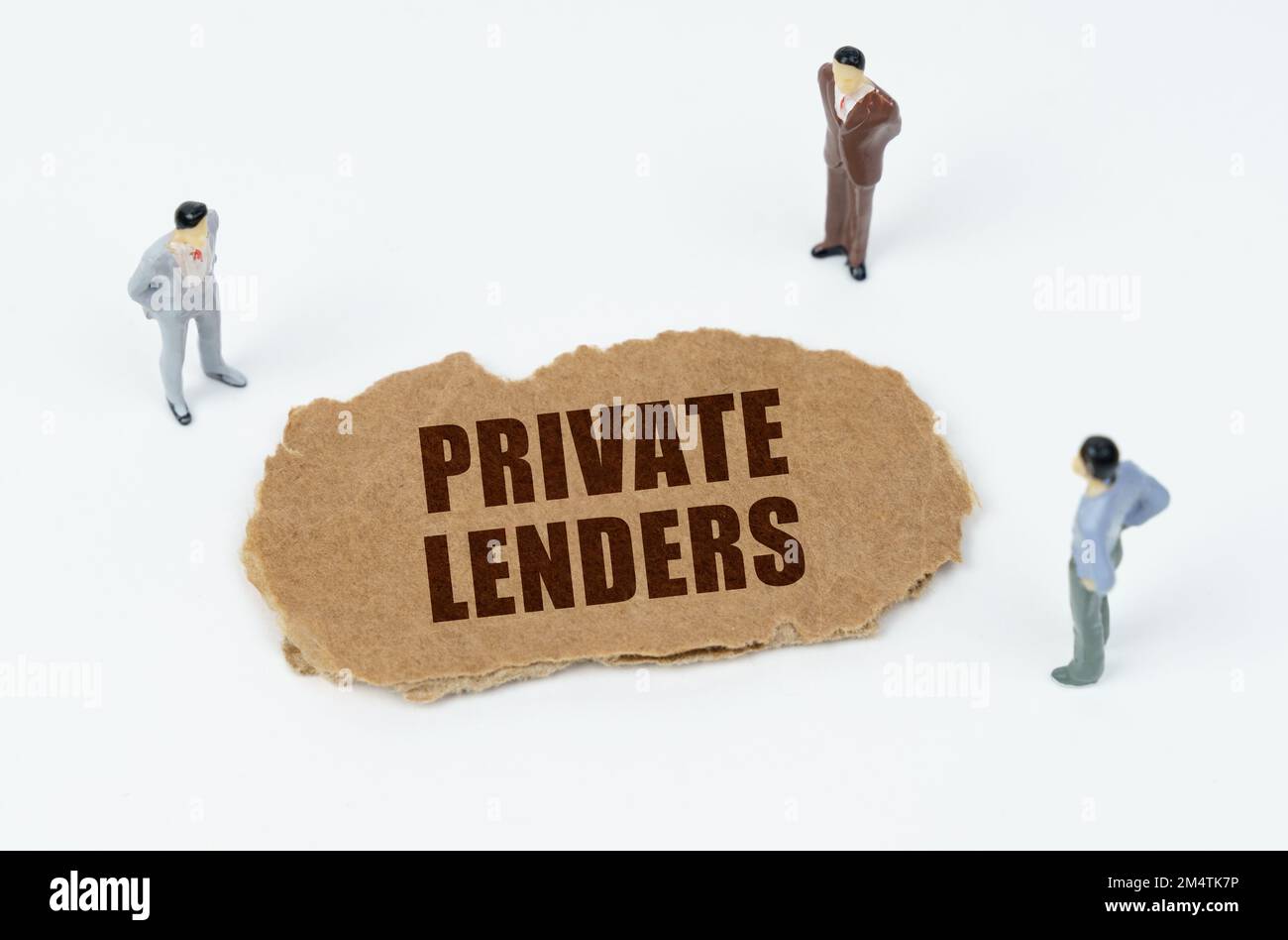 Economy and business concept. On a white background, figures of ...