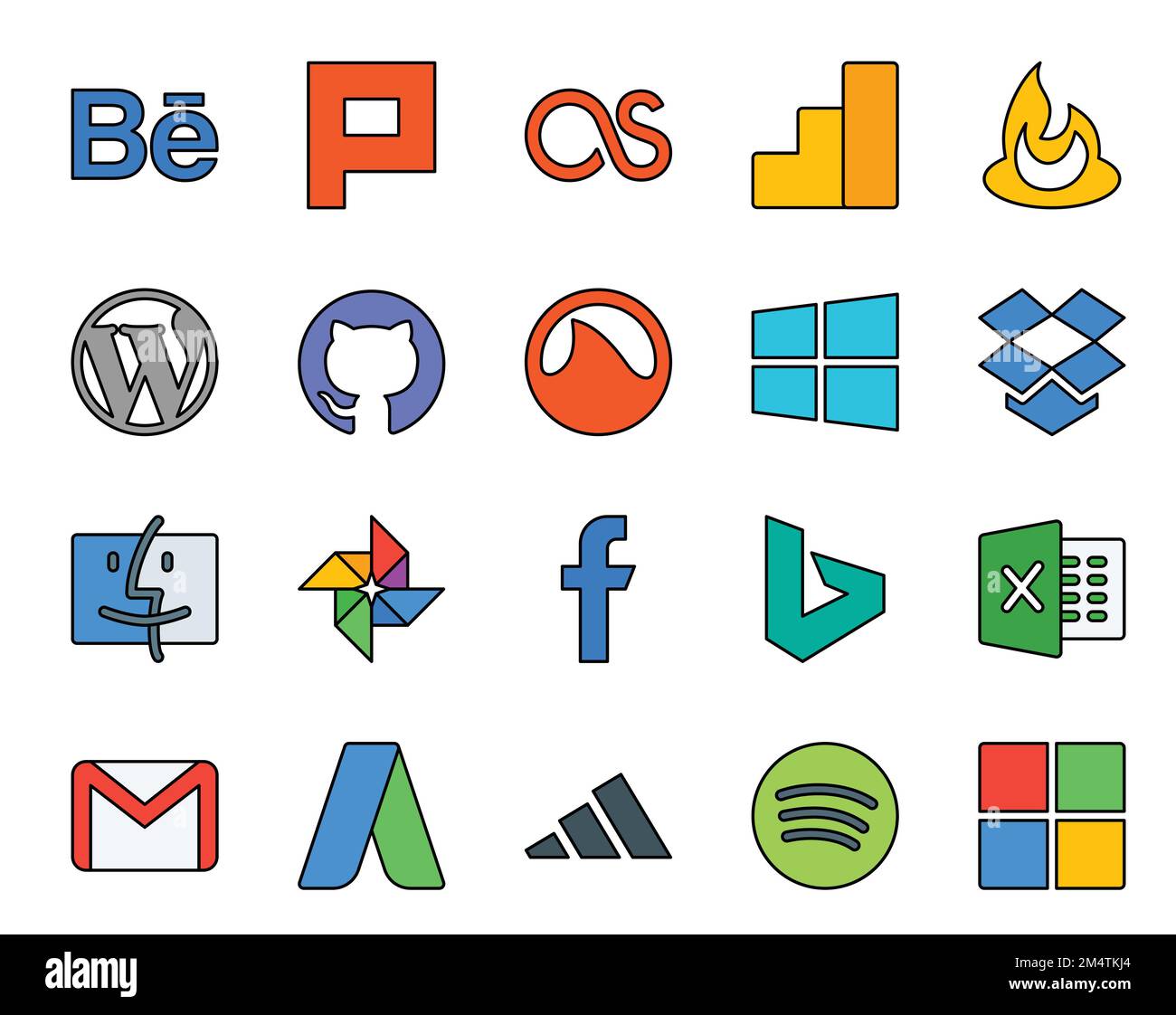 Microsoft Excel Excel Logo Stock Vector Images Alamy