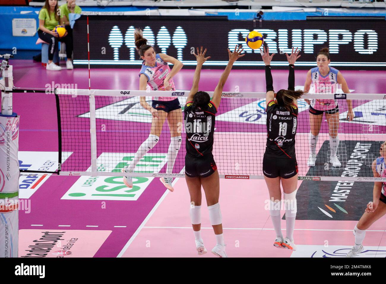 Pala Radi, Casalmaggiore (CR), Italy, December 11, 2022, Emilliya ...