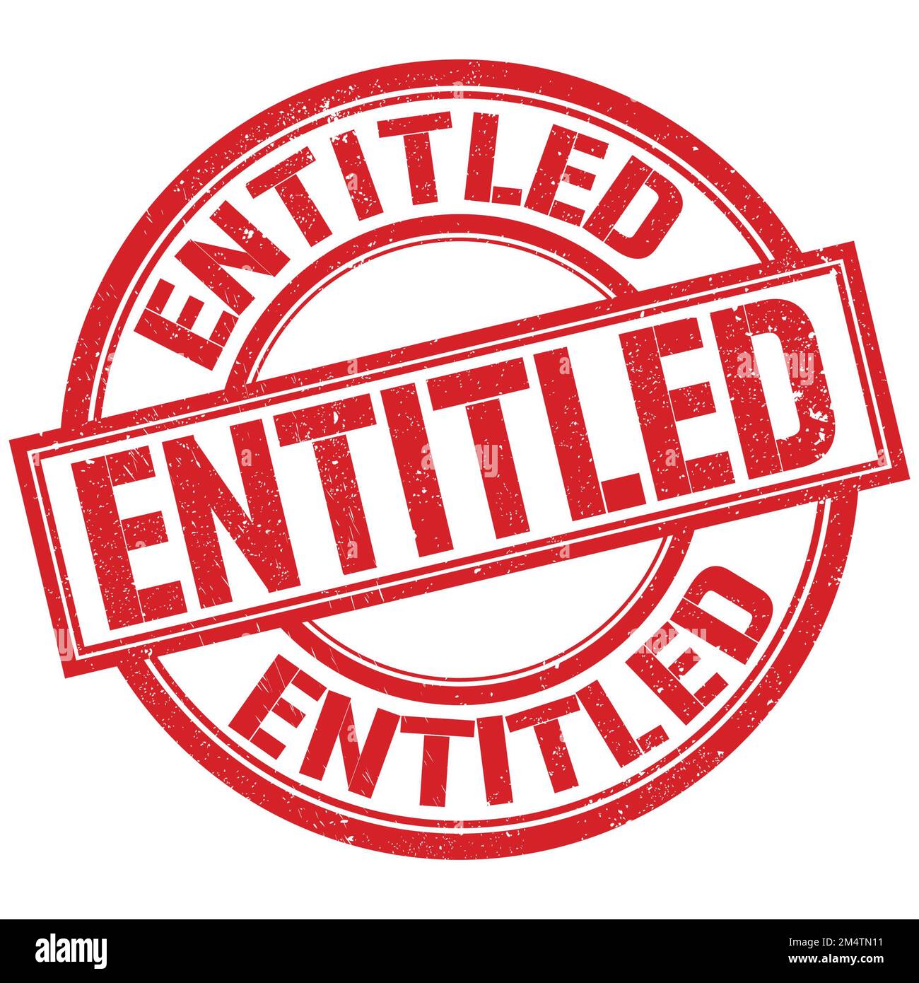 Entitled word hi-res stock photography and images - Alamy