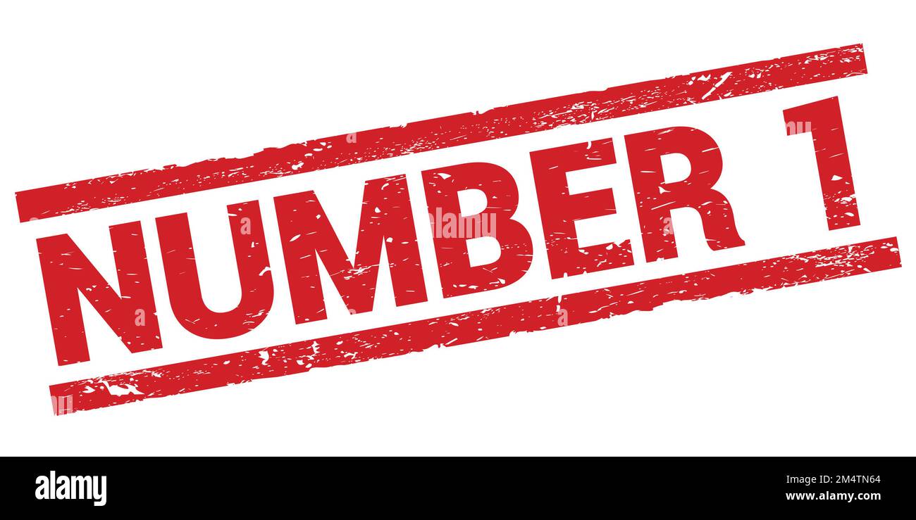 Number 1 text hi-res stock photography and images - Alamy