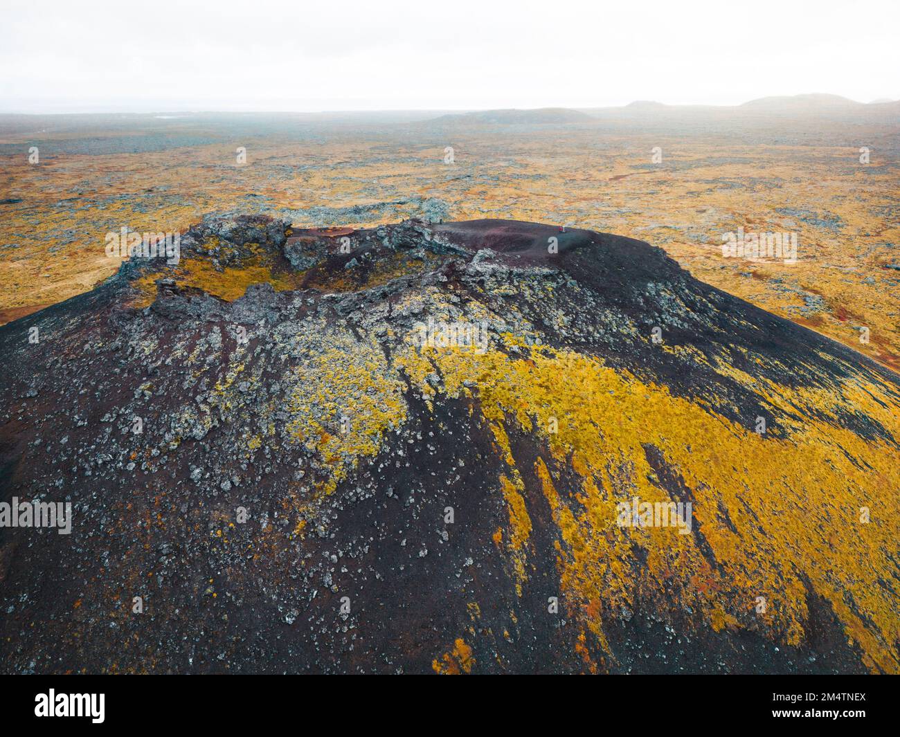Fagradalsfjall volcano top view hi-res stock photography and images - Alamy