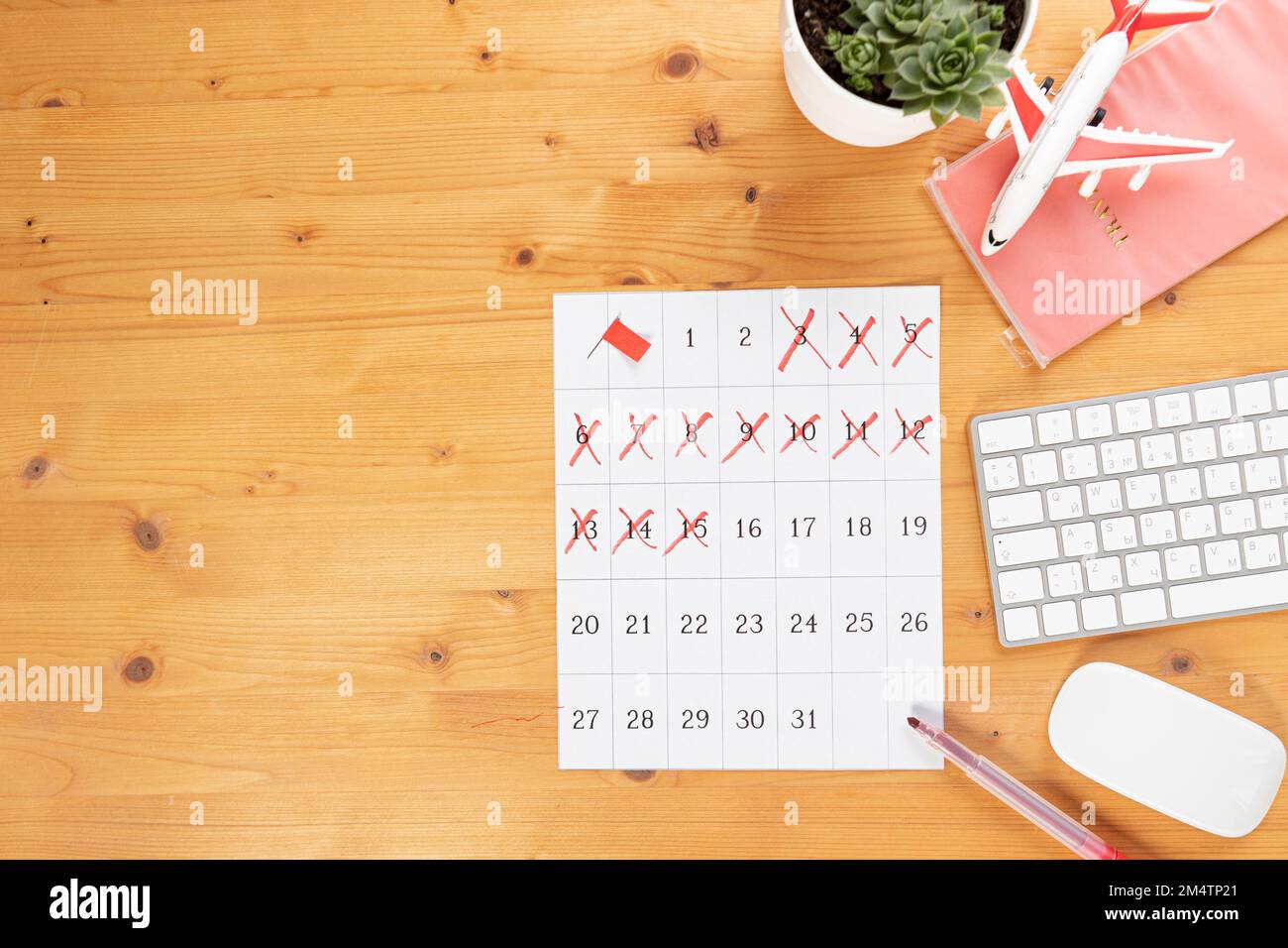 Calendar and reminders for business trip, travel and vacation. planner ...