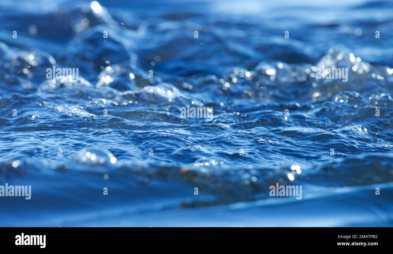 Blue water background texture pattern Stock Photo - Alamy