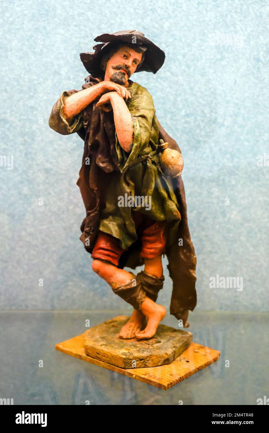 Nativity figurine - Trapani crib sculpture from the 18th century - Museo regionale Agostino ...