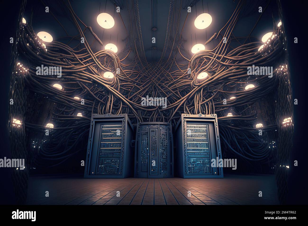 Quantum matrix background hi-res stock photography and images - Alamy