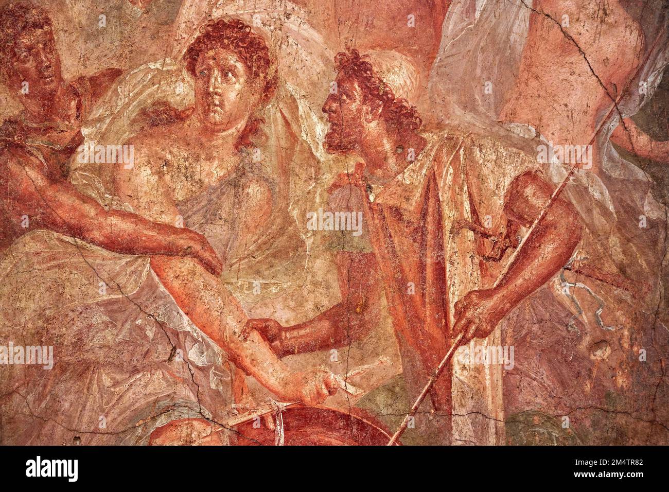 particolare da “ Achille a Sciro “- affresco - Pompei, Casa dei ...