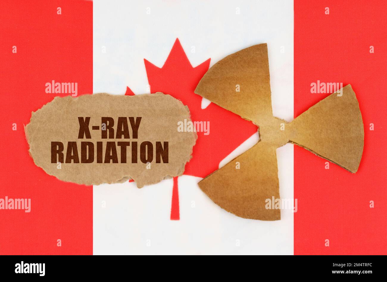 The concept of industry and radiation. On the flag of Canada, the ...