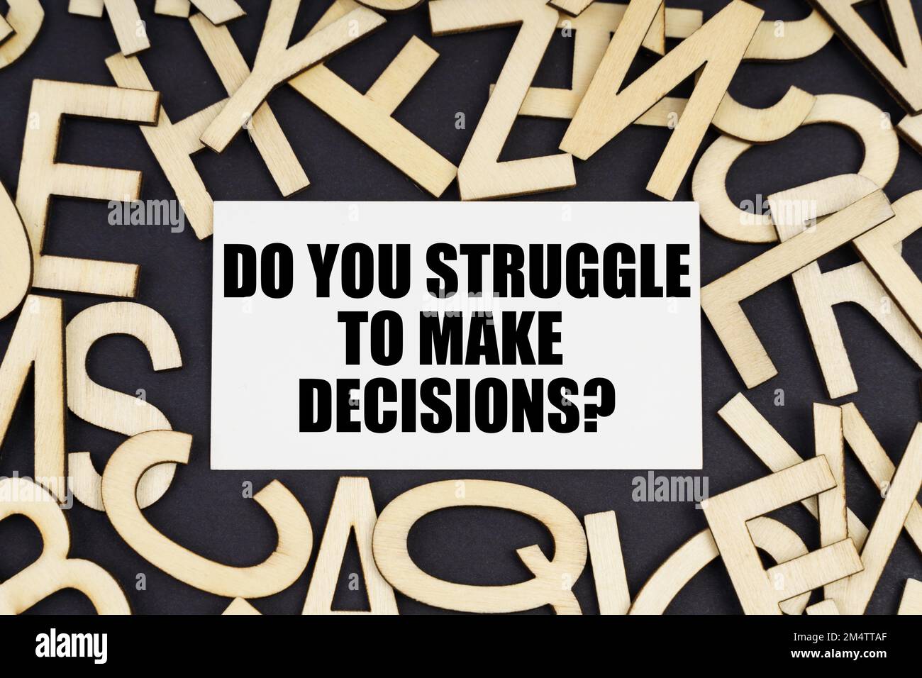 Do you struggle to make decisions hi-res stock photography and images ...