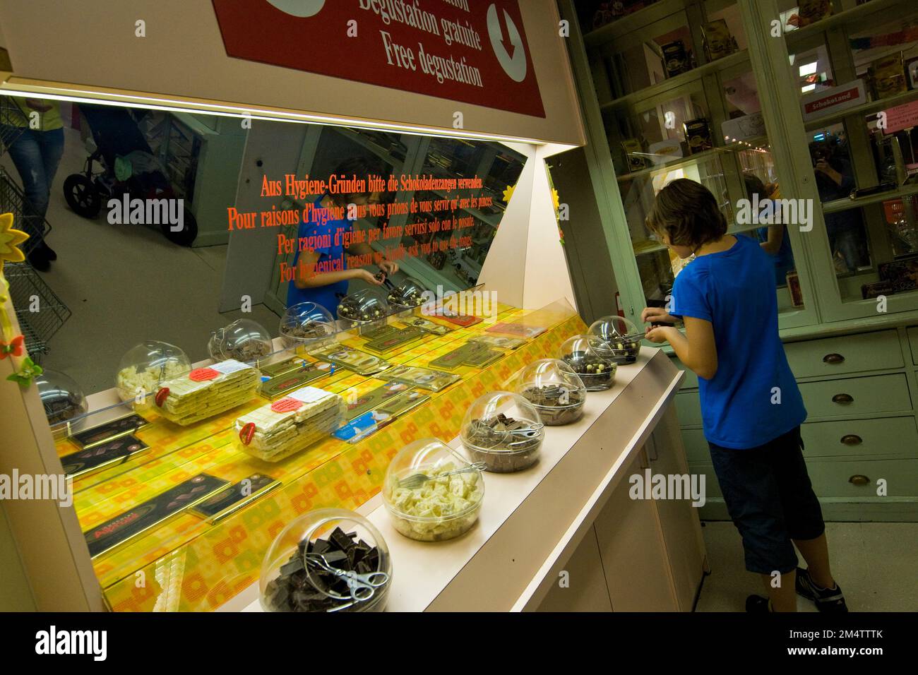Chocolate Alprose museum, Caslano, Switzerland Stock Photo - Alamy