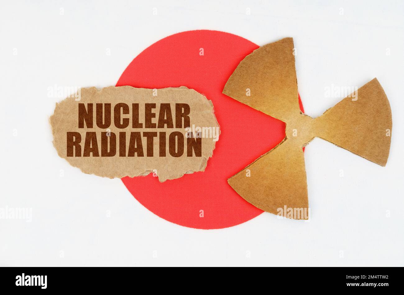 The concept of industry and radiation. On the flag of Japan, the symbol ...