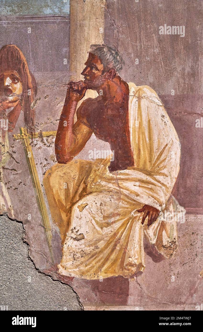 Pompei affresco hi-res stock photography and images - Alamy