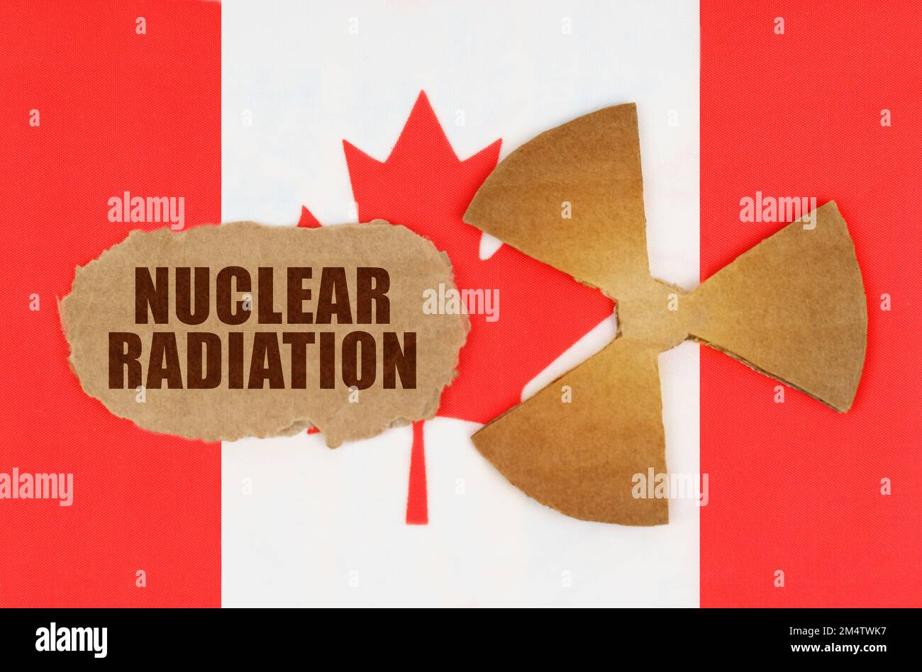 The concept of industry and radiation. On the flag of Canada, the ...
