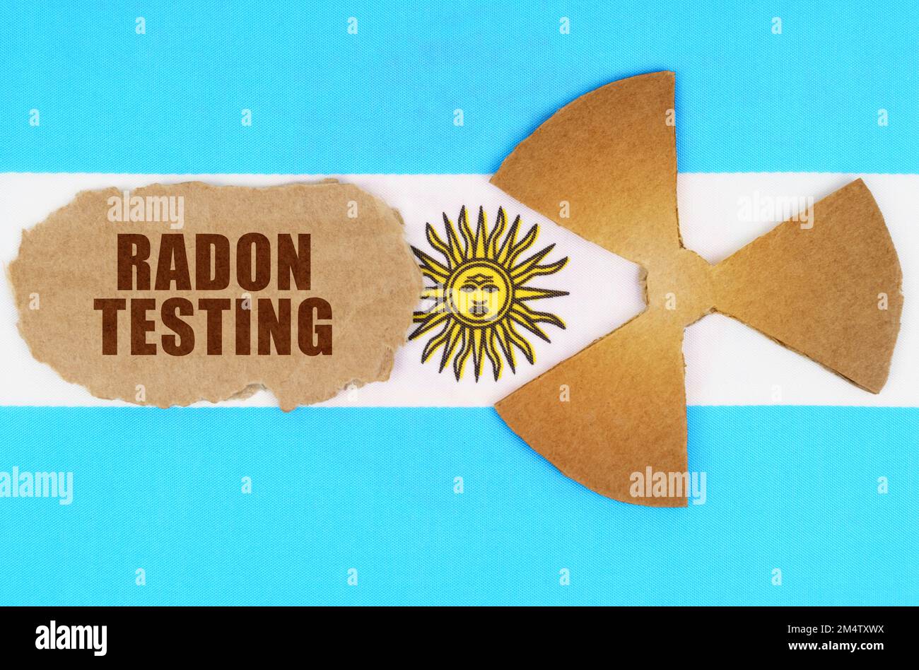 The concept of industry and radiation. On the flag of Argentina, the ...