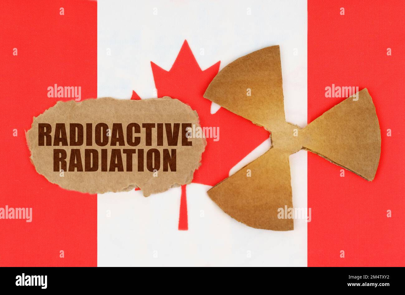 The concept of industry and radiation. On the flag of Canada, the ...