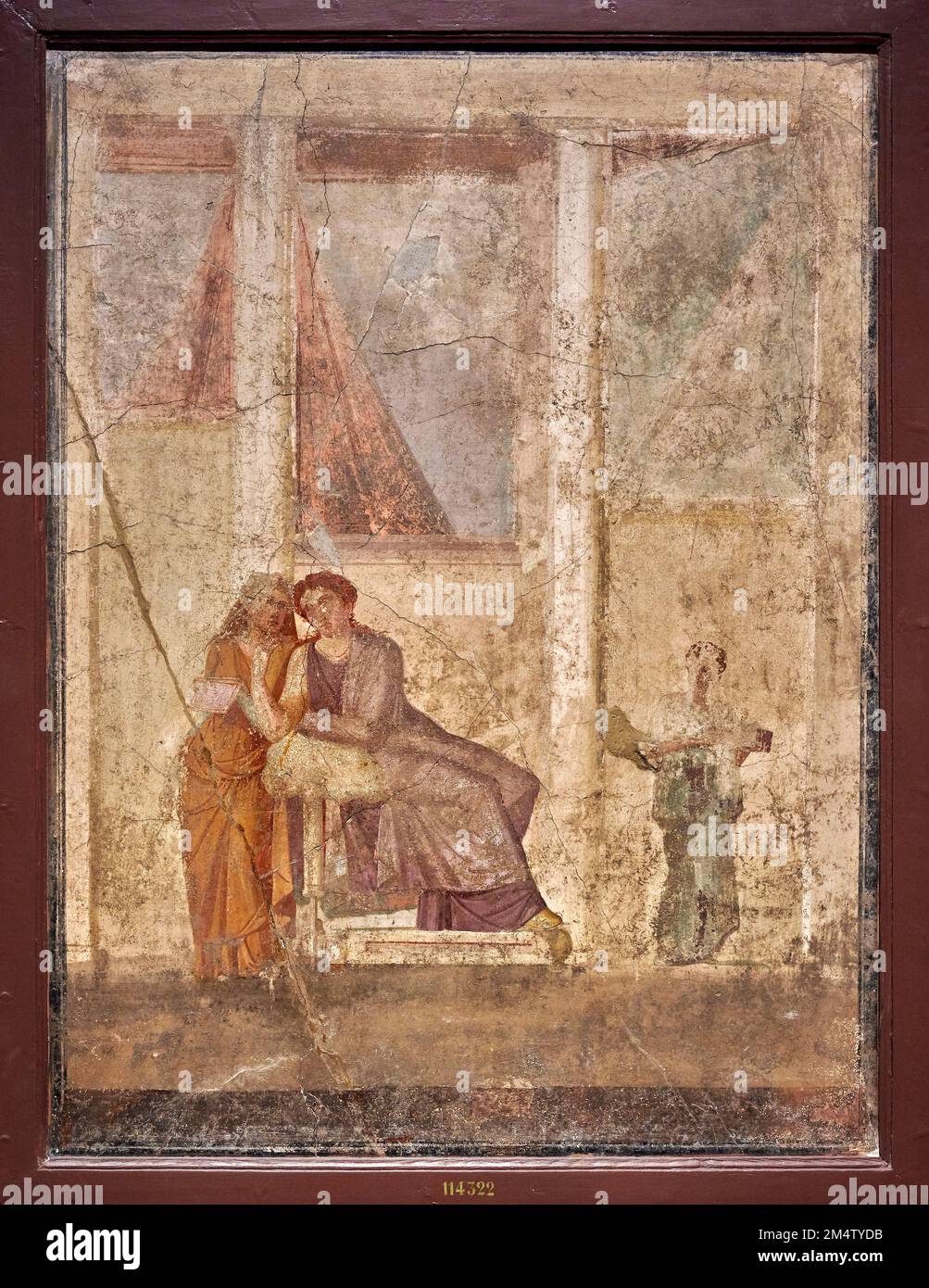 Fedra e Nutrice - affresco - Pompei, Casa del Giasone, cubicolo, parete ...