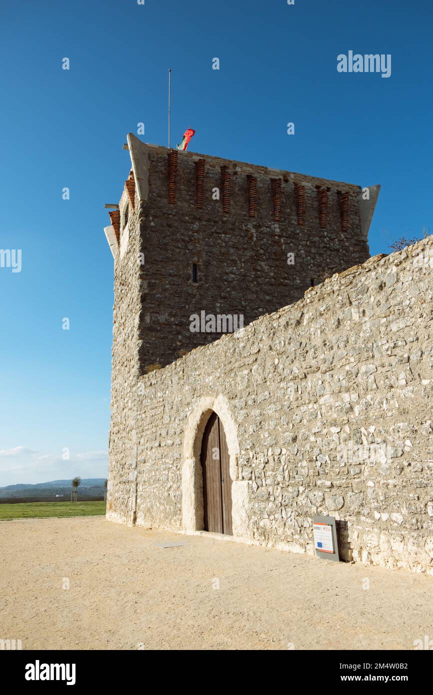 Ourem Santarem. Fortress and stronghold view at the Ourem medieval ...
