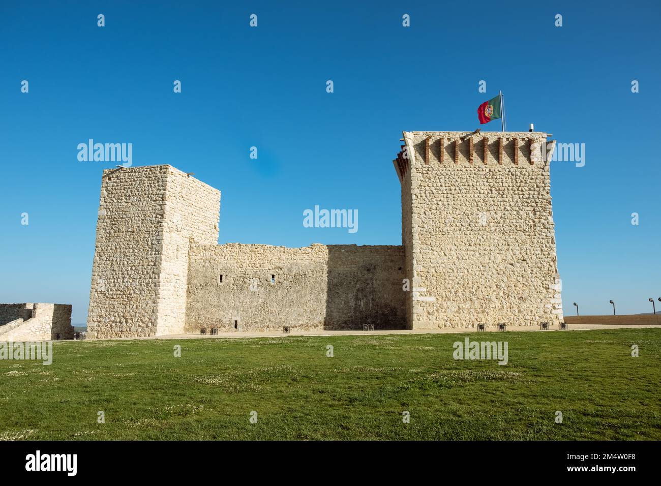 Ourem Santarem. Fortress and stronghold view at the Ourem medieval ...
