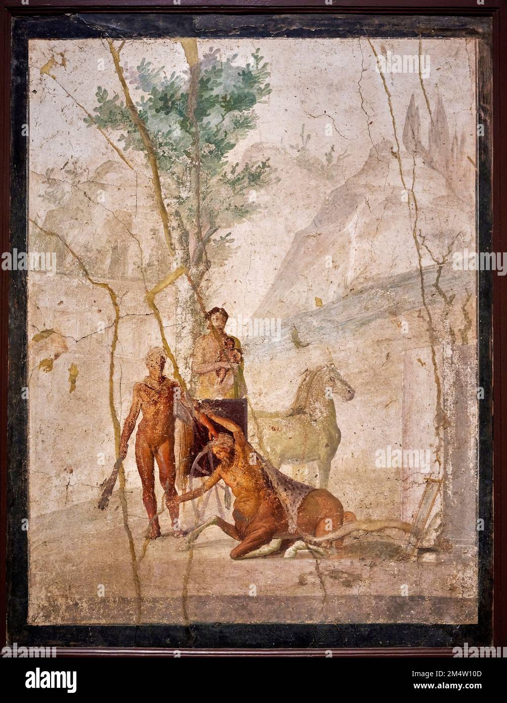 Eracle, Deianira e Nesso - affresco - Pompei, Casa dei Giasone ...
