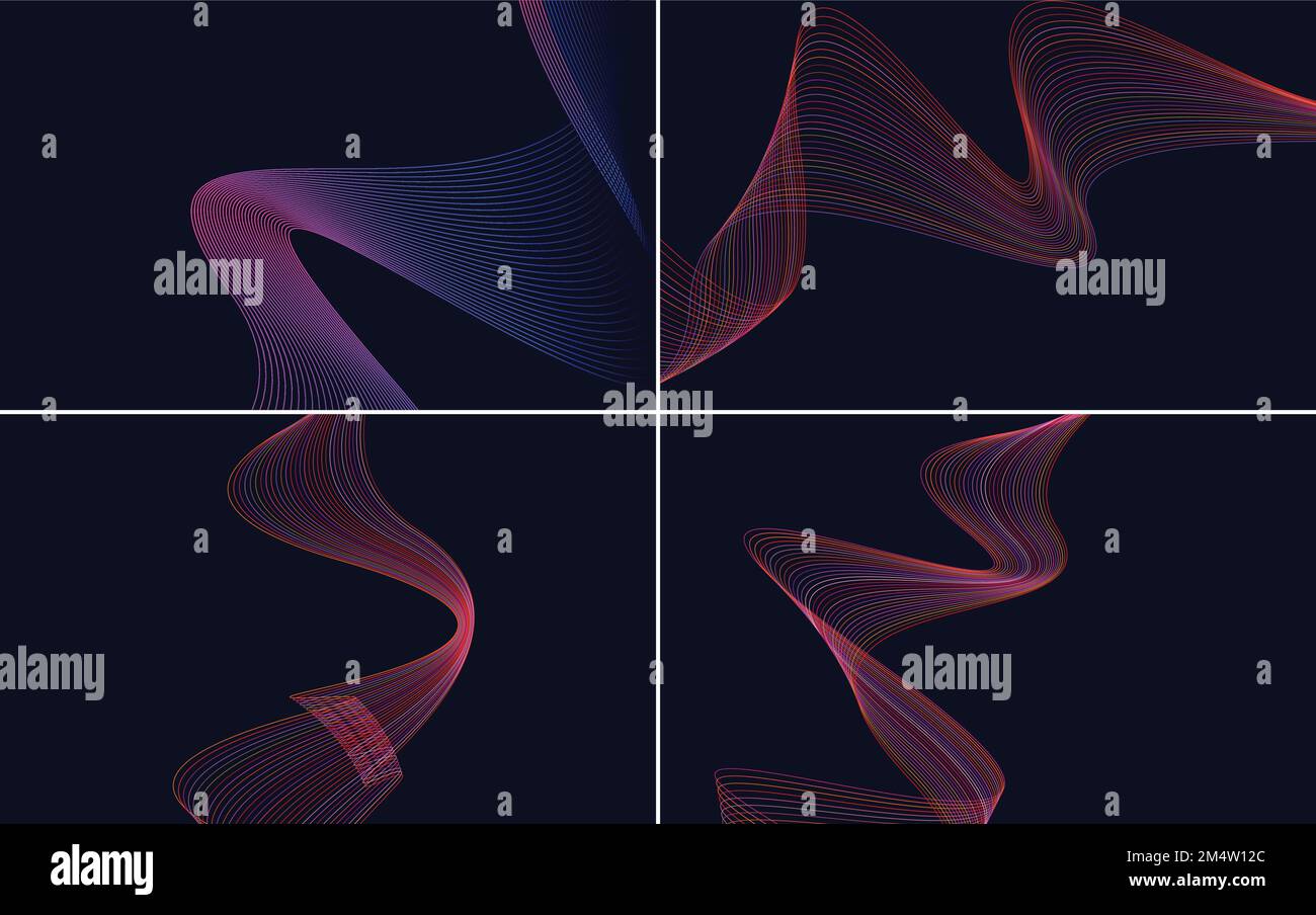 Use these vector backgrounds to create dynamic designs Stock Vector ...