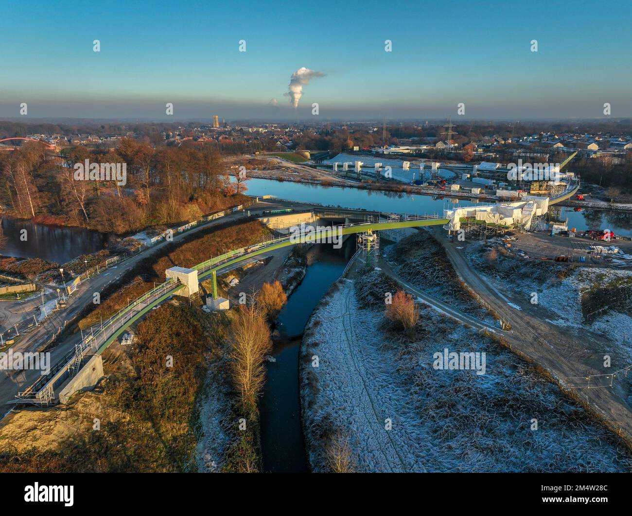 Castrop-Rauxel, North Rhine-Westphalia, Germany - New construction of a ...