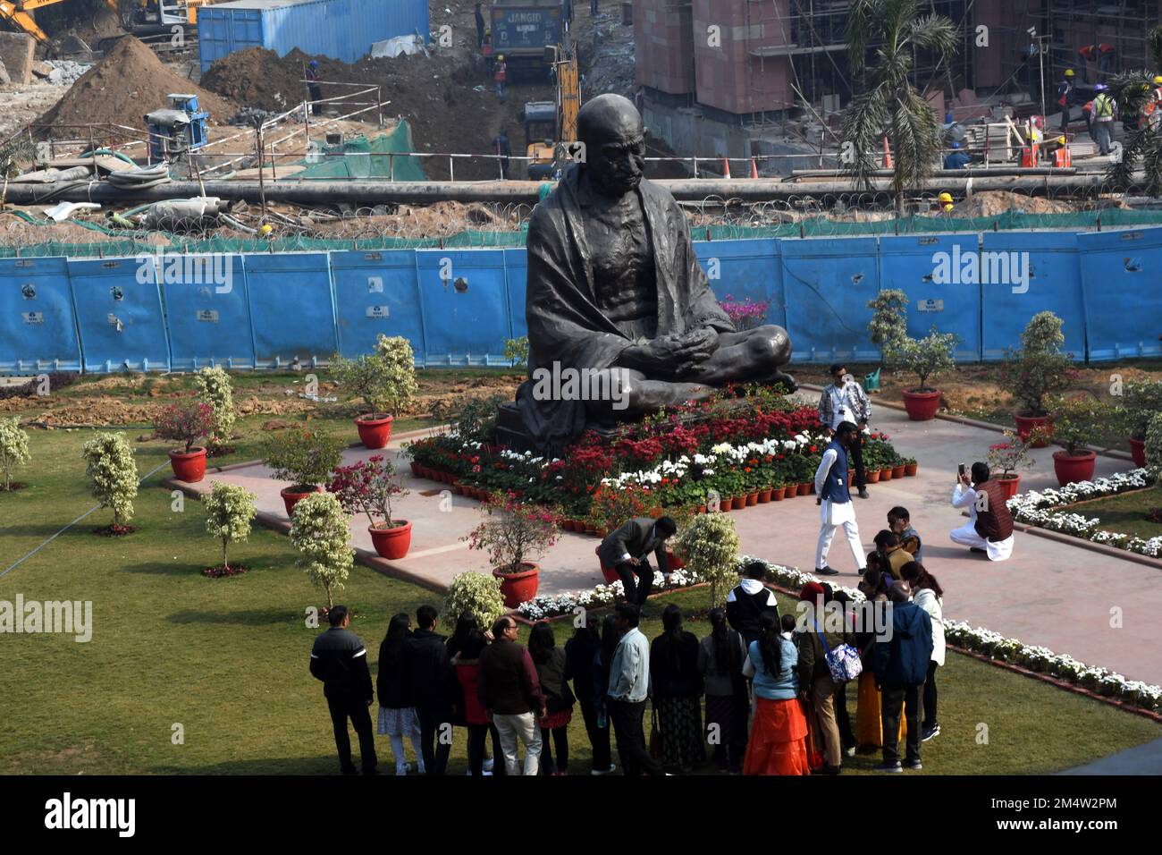 New Delhi, Delhi, India. 23rd Dec, 2022. visitors vist at Father of ...