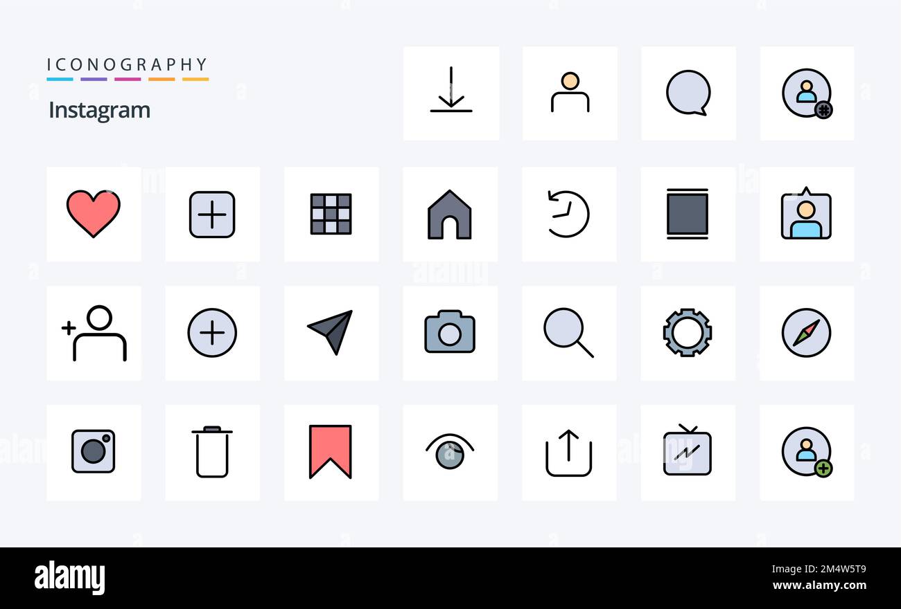 Instagram style Stock Vector Images - Alamy